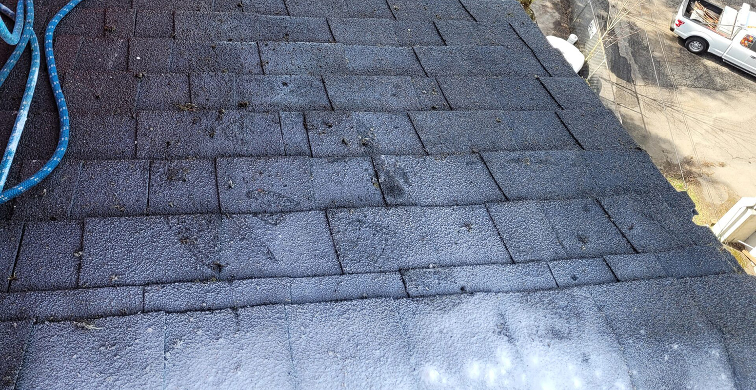 Job Showcase: 25th Place COA Roof Cleaning, Moss Inhibitor Application ...
